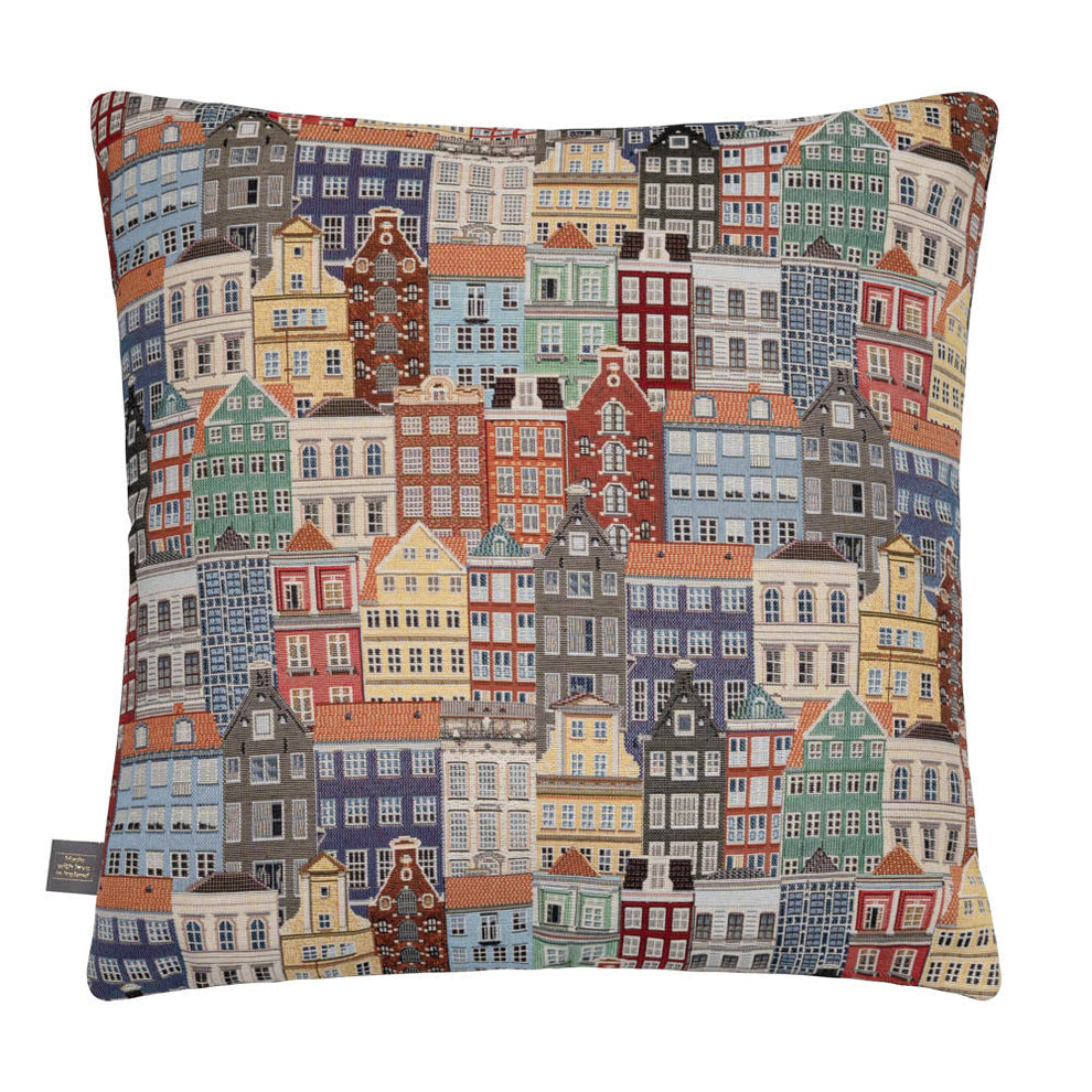 Scatterbox-Townscape 58x58cm Cushion, Oatmeal – Traynor Furnishings